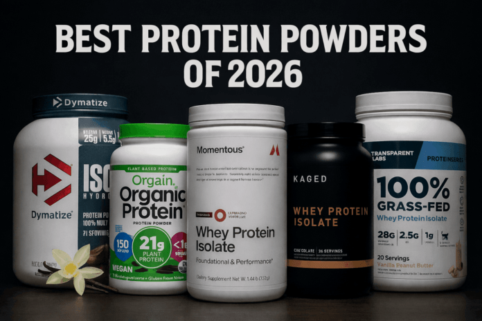7 Best Protein Powders for 2026 (Lab-Tested, Reviewed & Ranked) - Brainflow